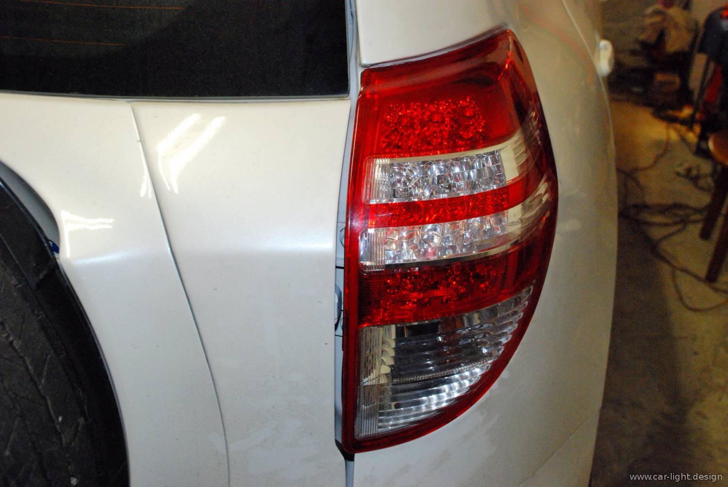 Repair of rear lights on a Toyota Rav4